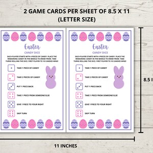 Easter Candy Dice Game, Easter Party Games, Easter Games for Kids, Fun ...