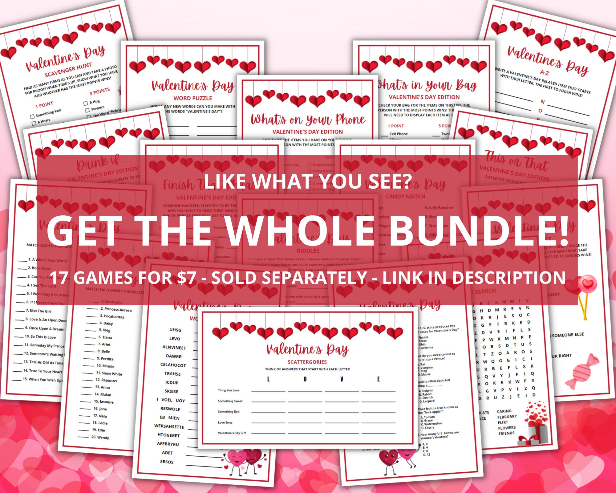 Valentine's Day Finish That Phrase Game, Valentine's Day Finish the ...