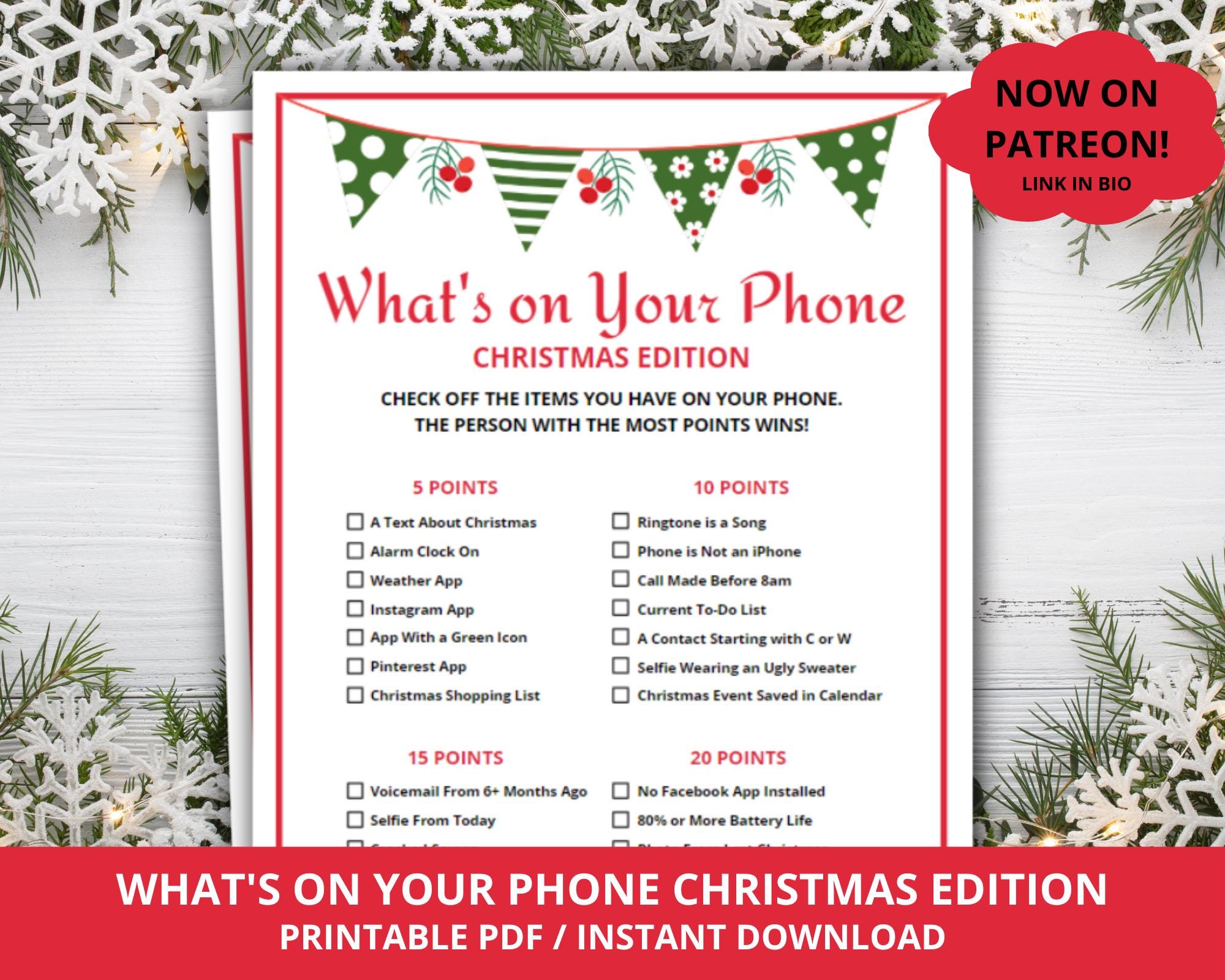 What's on Your Phone Christmas Edition, Christmas What's on Your Phone ...