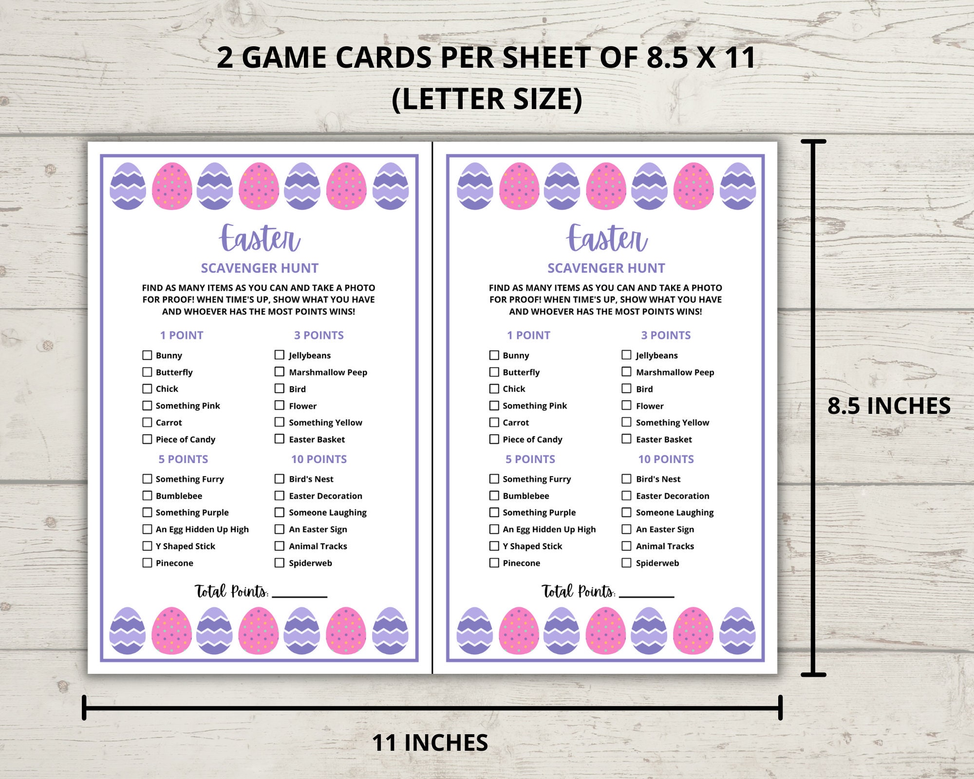 Easter Scavenger Hunt, Easter Printable Game, Easter Party Games ...