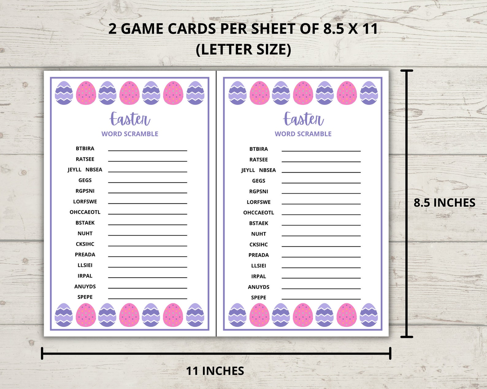 Easter Games Printable, Easter Games Bundle, Easter Activities, Easter ...
