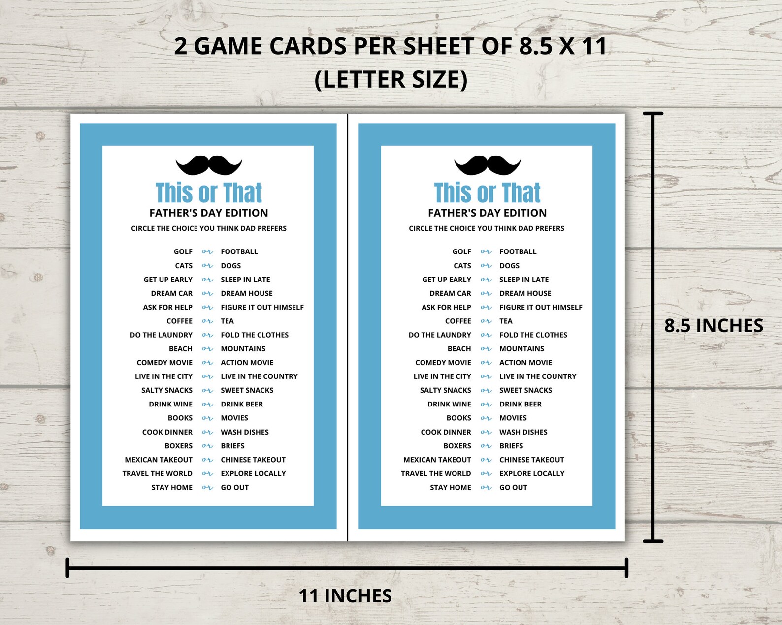 Father's Day Games, Printable Father's Day Games, Father's Day Game ...
