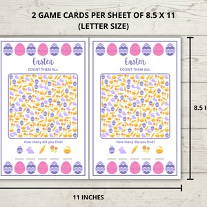 Easter Count Them All Game, Fun Easter Activity, Kids Easter Games ...