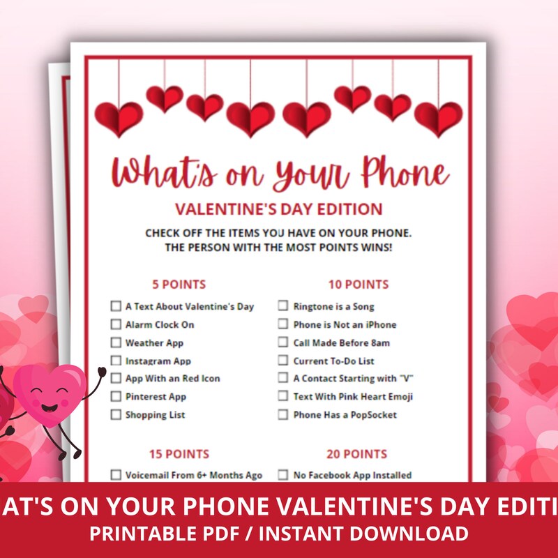 Whats on Your Phone Game - Etsy