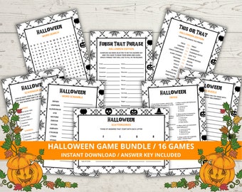 Halloween Charades for Kids Halloween Party Game (Download Now) - Etsy