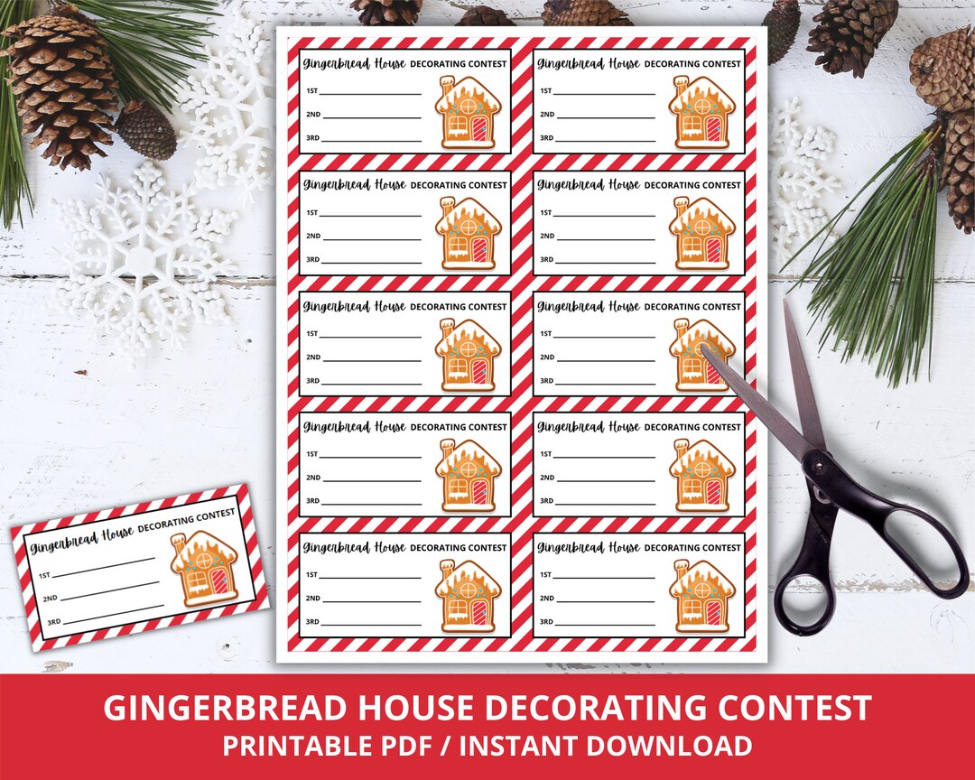 Gingerbread House Decorating Contest, Gingerbread House Contest Voting ...