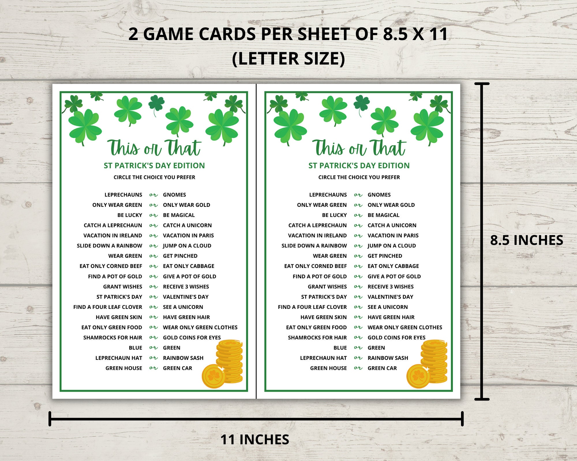 St Patrick's Day Game Bundle, St Patty's Day Games, St Patrick's Day ...