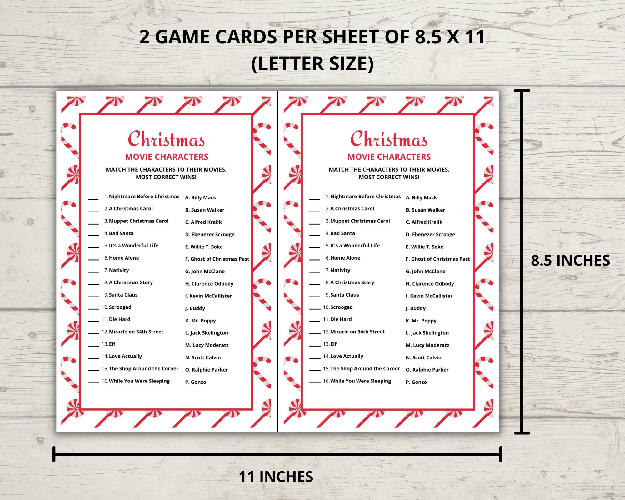 Christmas Game Bundle, Christmas Party Games, Christmas Printable Games ...