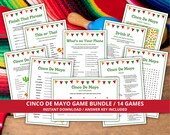 Cinco De Mayo Game Bundle Printable Cinco De Mayo Games - Etsy