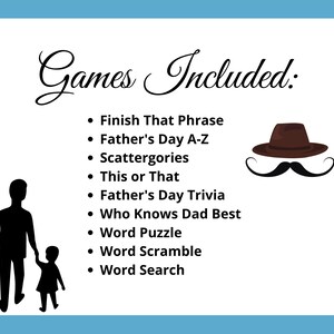 Father's Day Games, Printable Father's Day Games, Father's Day Game ...