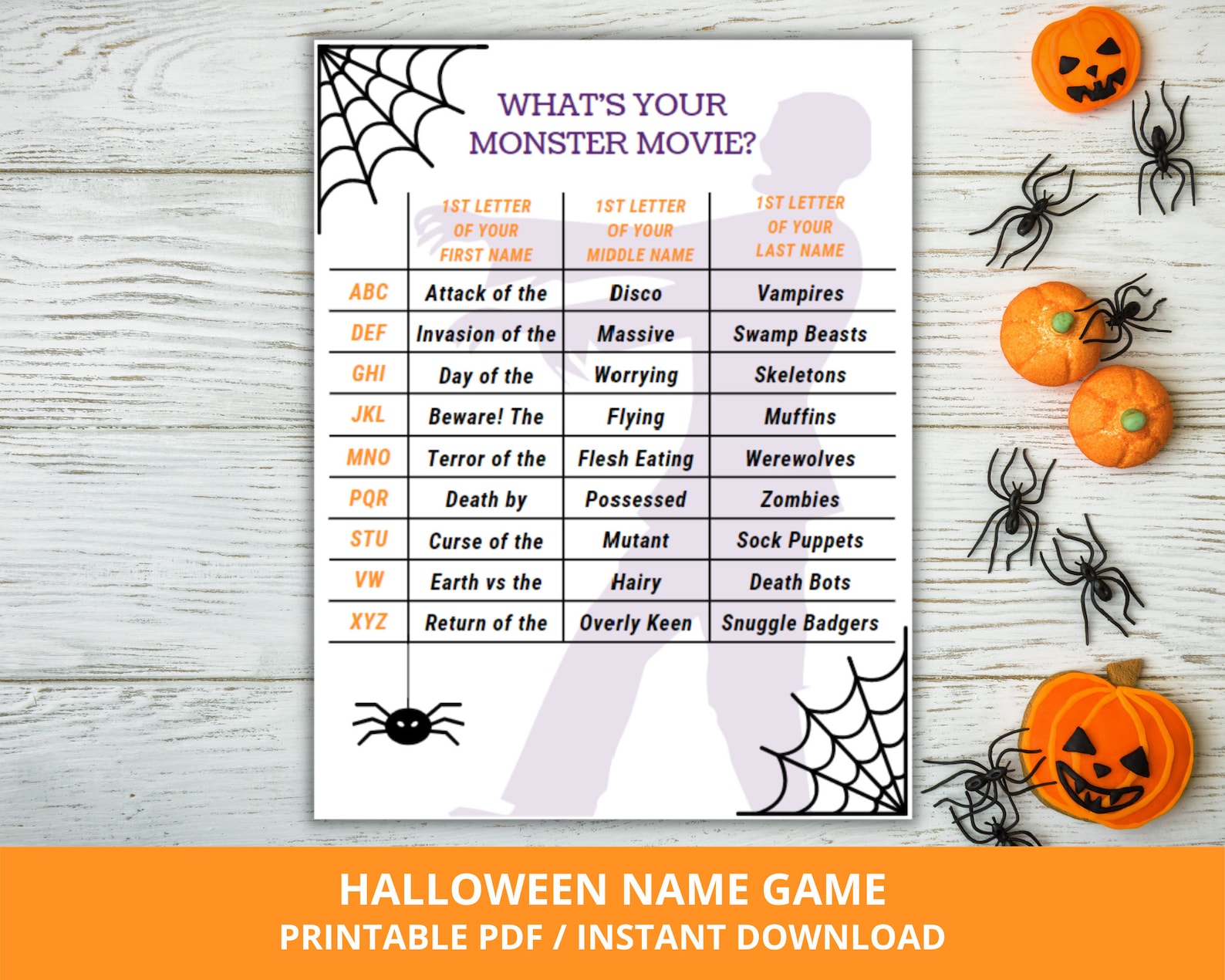 What's Your Monster Name, Monster Name Game, What's Your Monster Movie ...