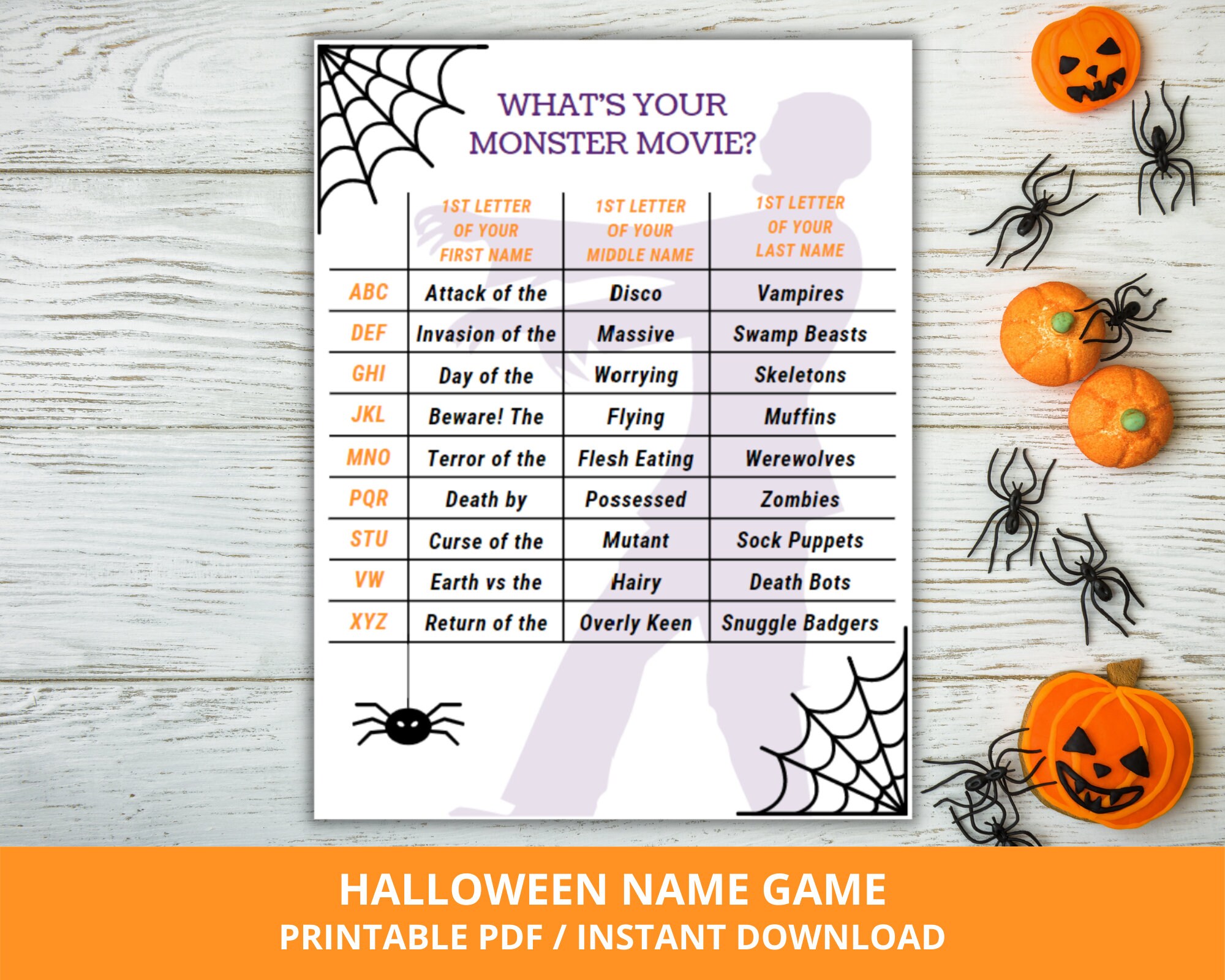 What's Your Monster Name, Monster Name Game, What's Your Monster Movie ...