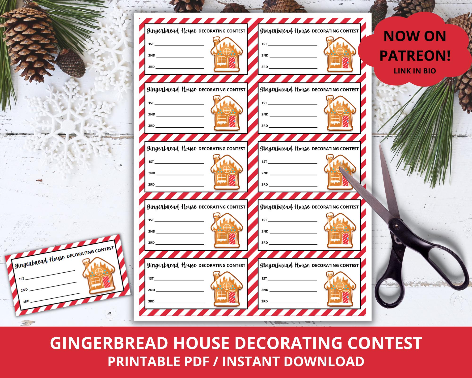 Gingerbread House Decorating Contest, Gingerbread House Contest Voting ...