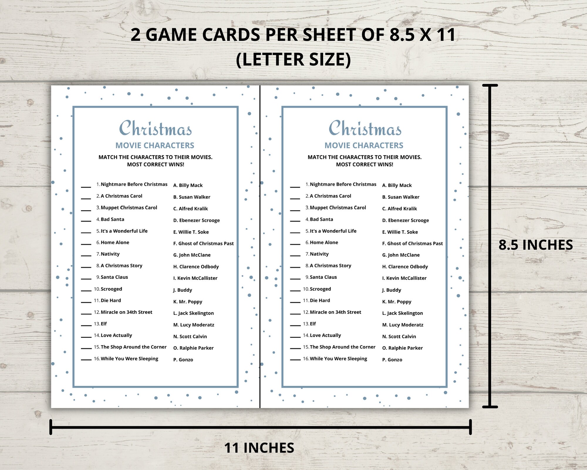 Christmas Games Printable, Digital Christmas Games Bundle, Printable ...