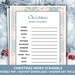 Christmas Word Scramble Game, Winter Word Scramble Game, Holiday Word ...
