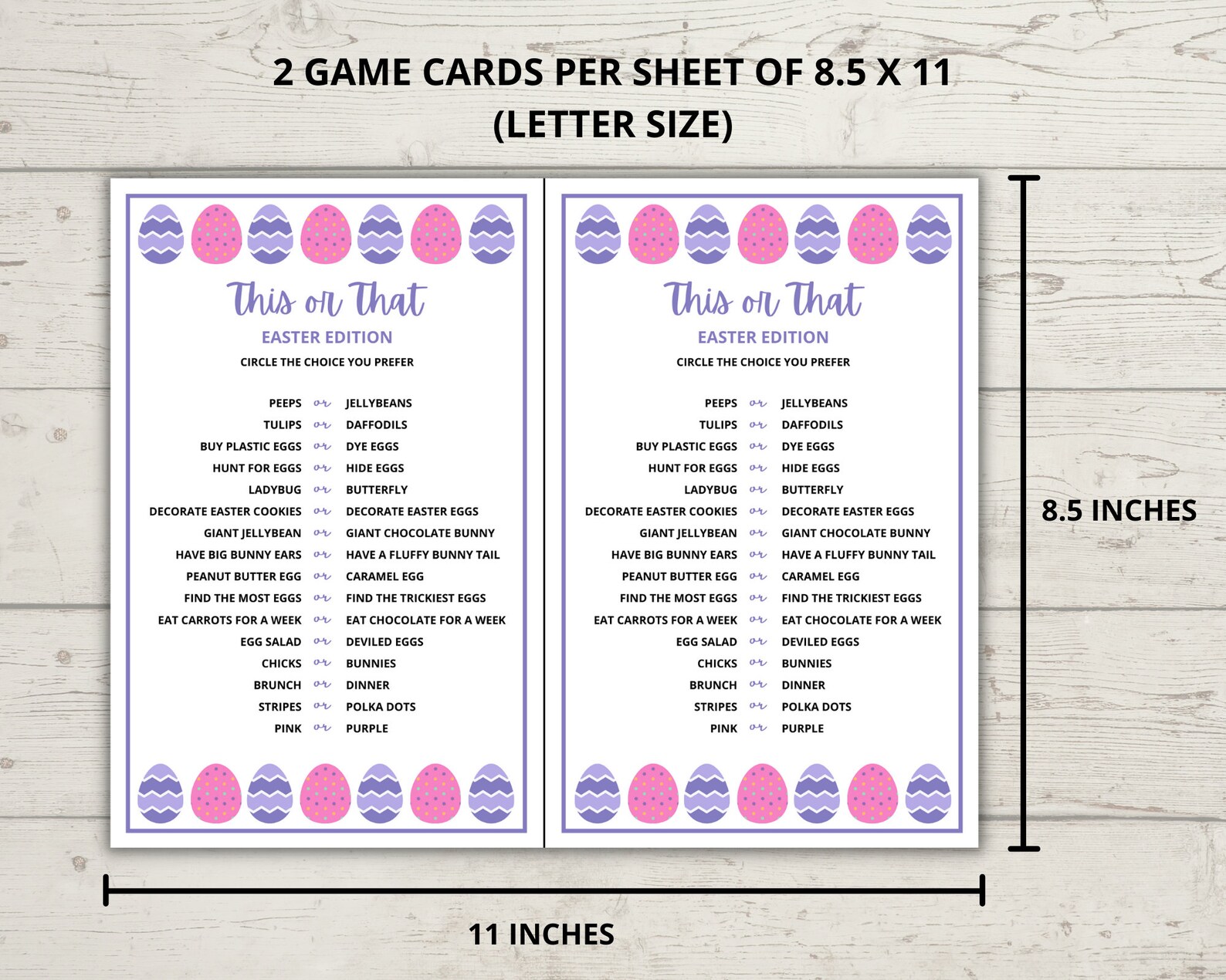 Easter This or That Game, Easter Would You Rather, This or That Easter ...