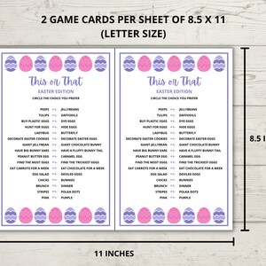 Easter This or That Game, Easter Would You Rather, This or That Easter ...