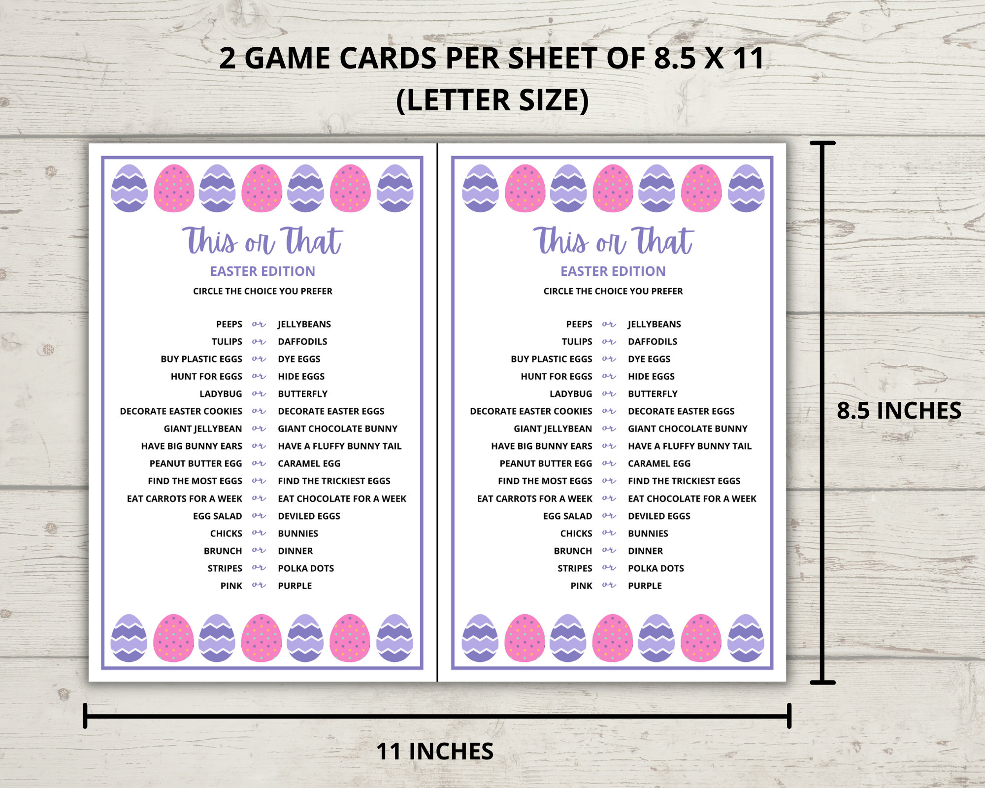 Easter This or That Game, Easter Would You Rather, This or That Easter ...