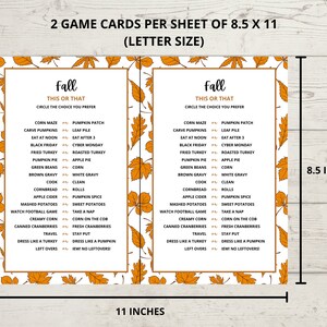 Printable Fall Games, Thanksgiving Games Printable, Fall Games Bundle ...