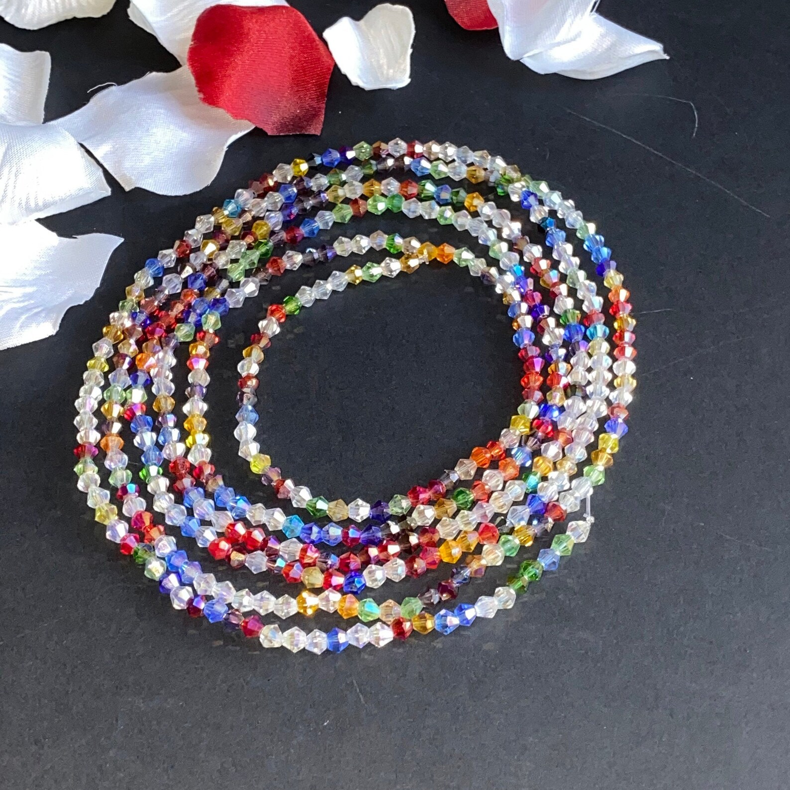 African Crystal Waist Beads Custom Waist Beads Etsy