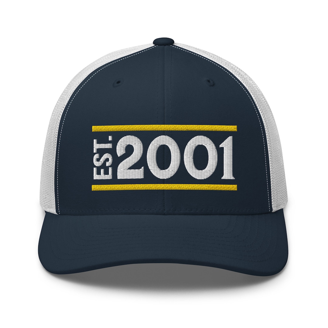 Est. 2001 Trucker Cap: 21st Birthday Trucker Hat for Men Women, Born in ...