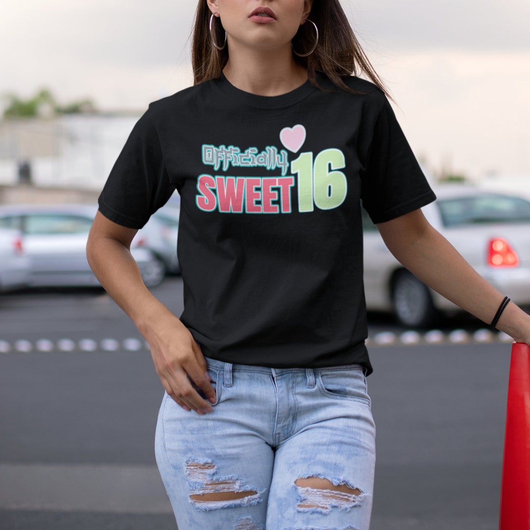 Officially 16th Birthday Shirt, Sweet Sixteen Shirt, Birthday T, 16th ...