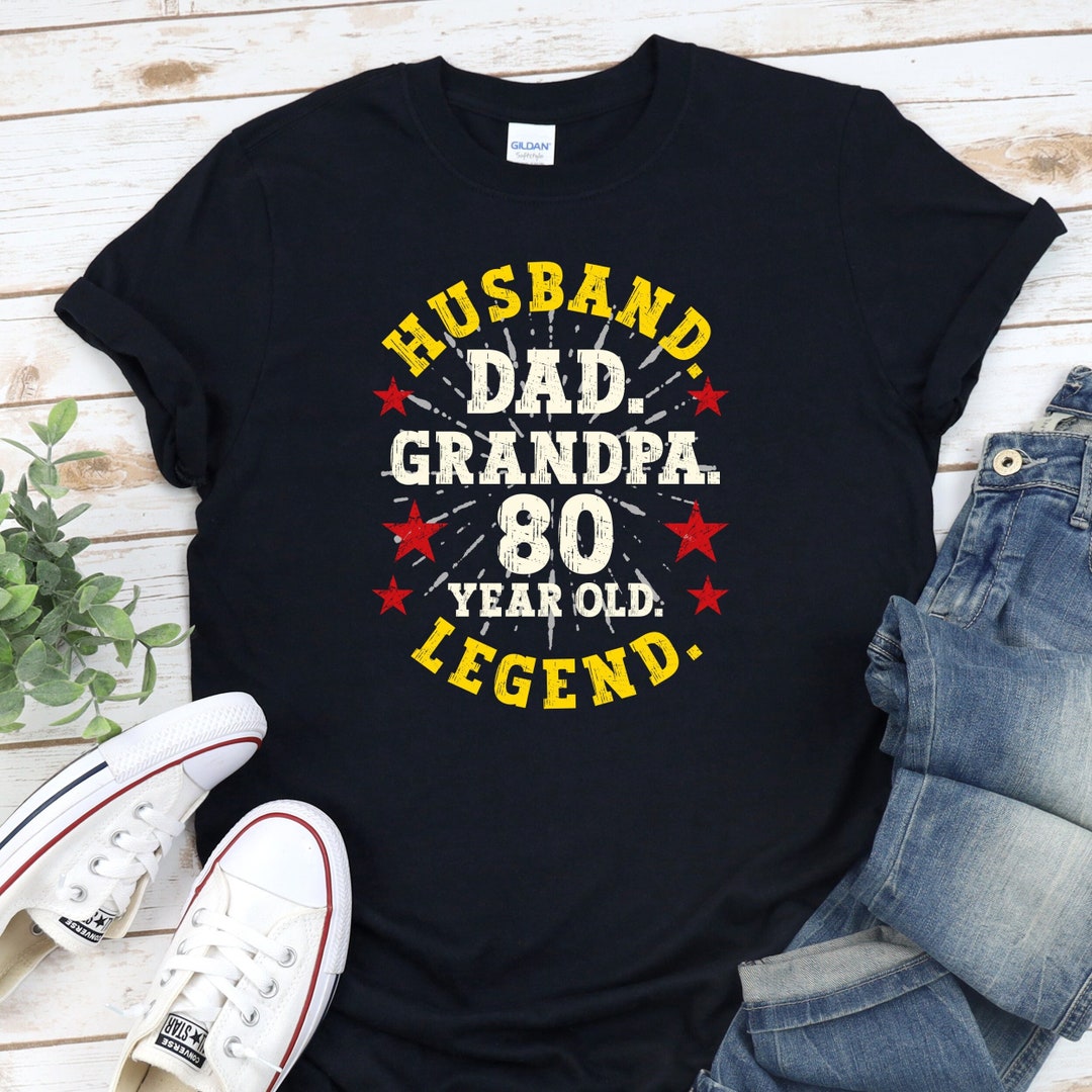 80 Year Old Birthday Gift for Men: Husband Dad Grandpa 80 Year Old ...