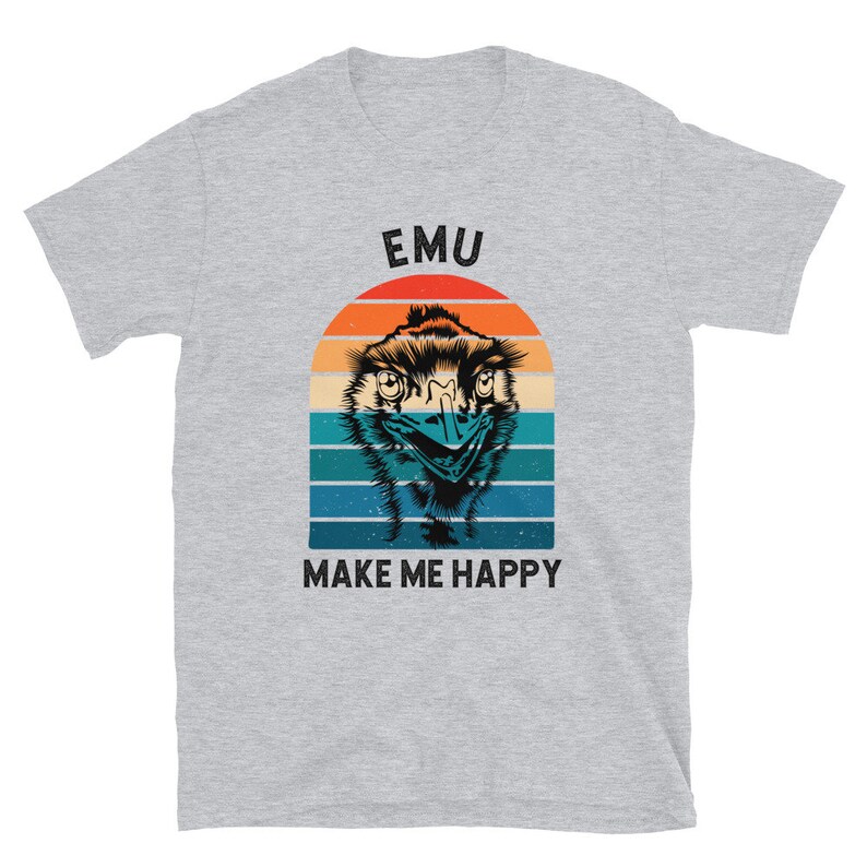 Funny Emu Gift for Men and Women: Emu Make Me Happy Shirt Emu - Etsy