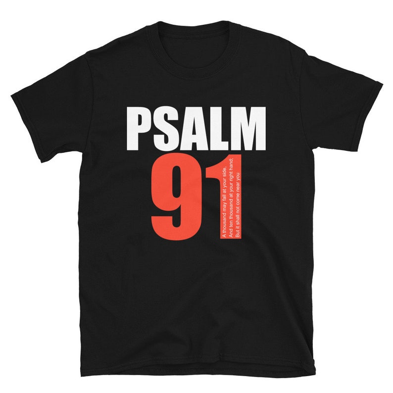 Psalm 91 Shirt for Men and Women Christian Shirt for Men | Etsy