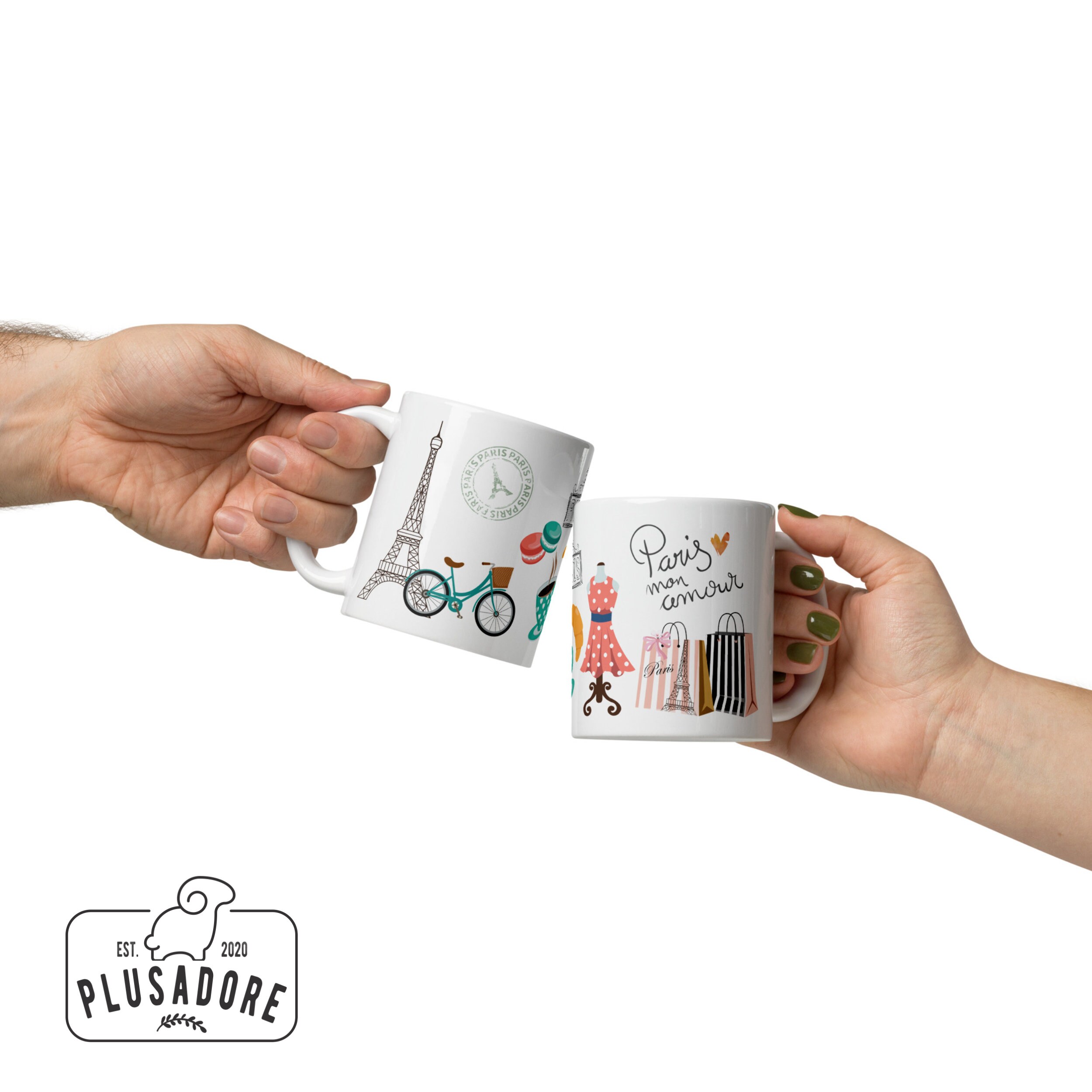 Paris Gift for Her and Him, Paris France Mug, France Coffee Cup, Paris ...