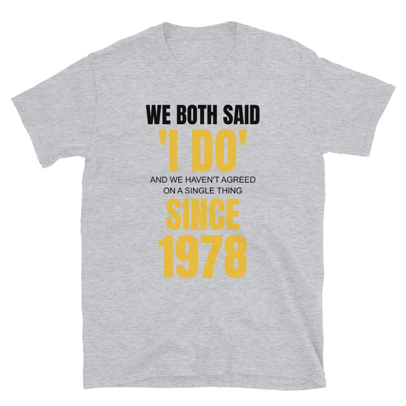 47th Anniversary Gift for Husband and Wife: We Both Said I Do Since ...