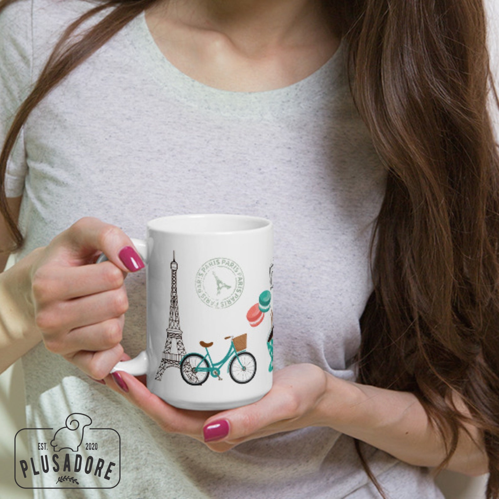 Paris Gift for Her and Him, Paris France Mug, France Coffee Cup, Paris ...