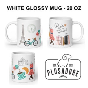 Paris Gift for Her and Him, Paris France Mug, France Coffee Cup, Paris ...
