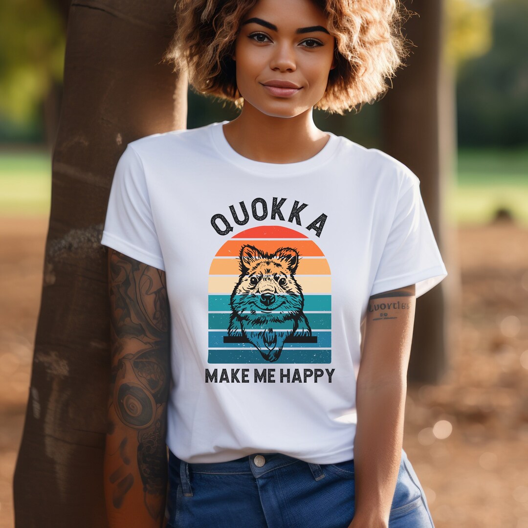 Quokka Retro Sunset Shirt for Men and Women, Cute Quokka Tshirt, Quokka ...