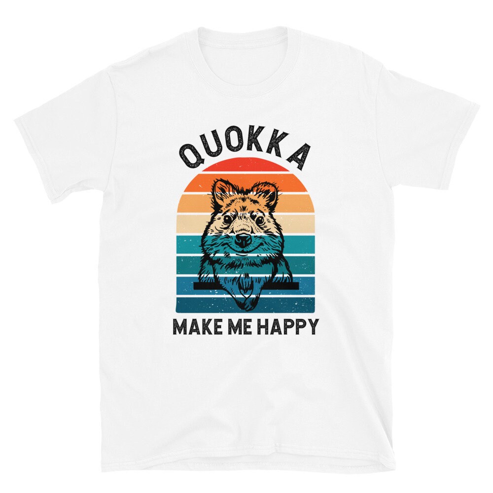 Quokka Retro Sunset Shirt for Men and Women, Cute Quokka Tshirt, Quokka ...