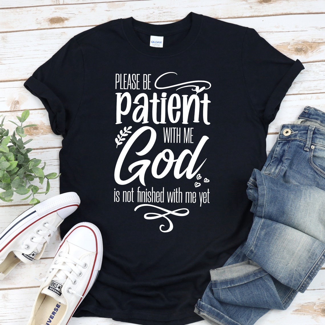 Christian Gifts: Please Be Patient With Me God is Not Finished - Etsy