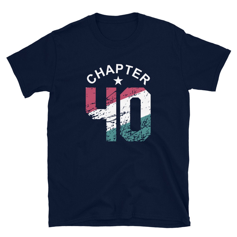 Funny 40th Birthday Shirt for Men Women: Chapter 40 Shirt - Etsy