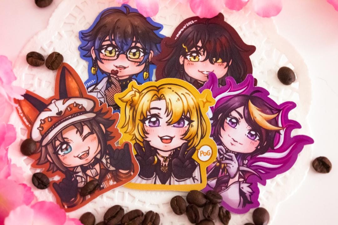 Luxiem Sticker Set - Etsy