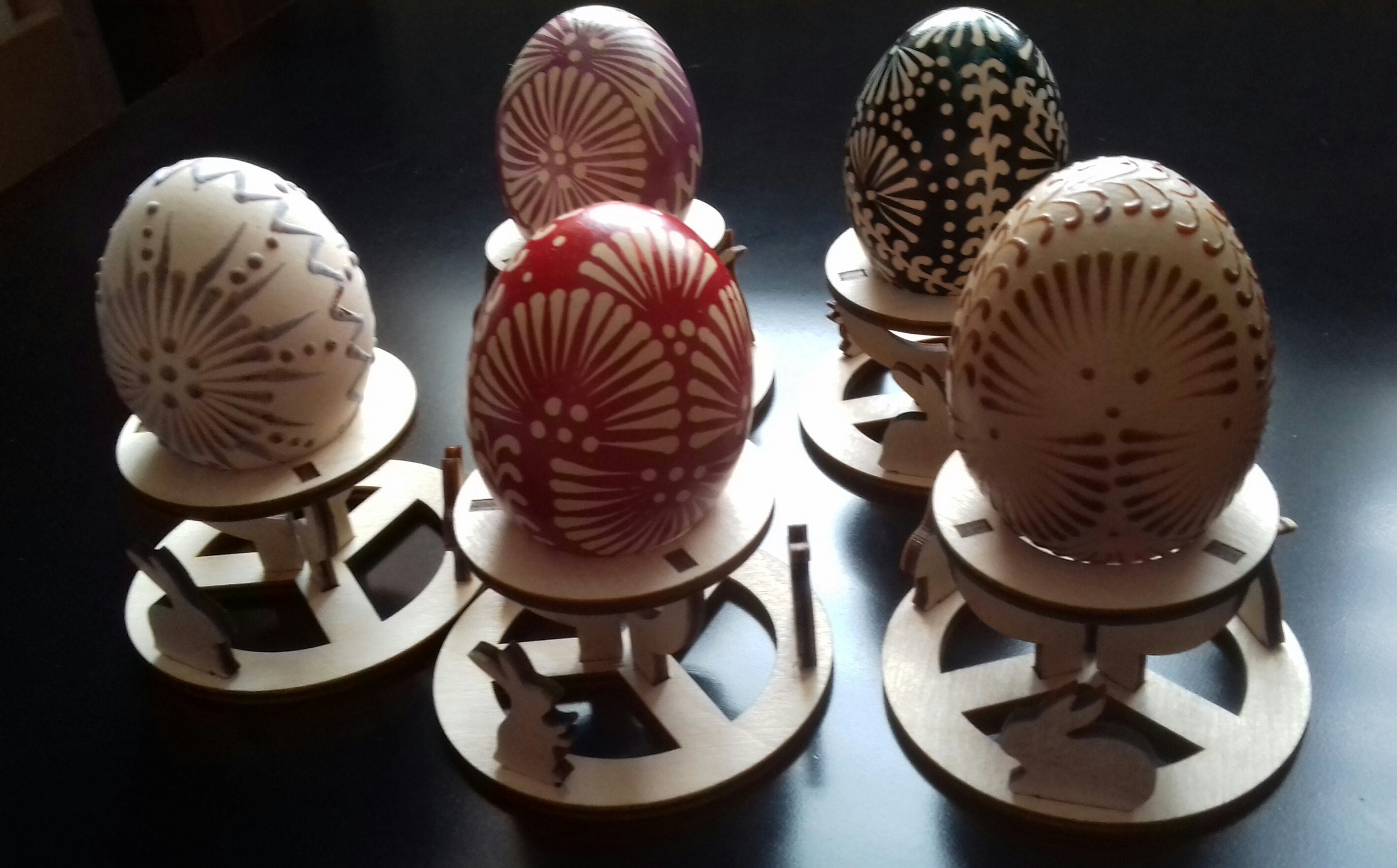 SVG File ! Easter Eggs Stand 3mm Plywood - Etsy