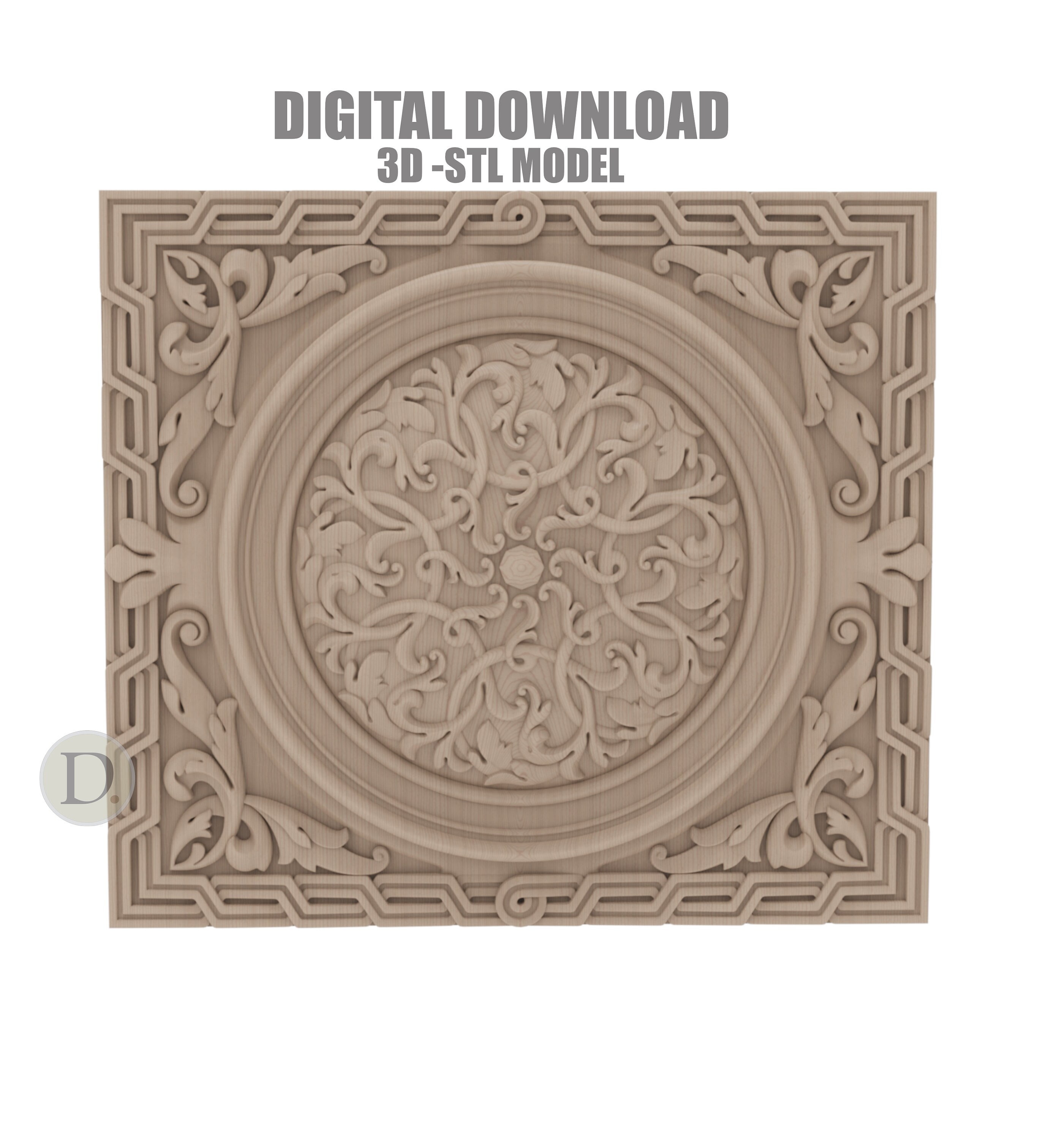 3D PANEL 003 STL 3D Model for CNC Router Digital Download - Etsy UK