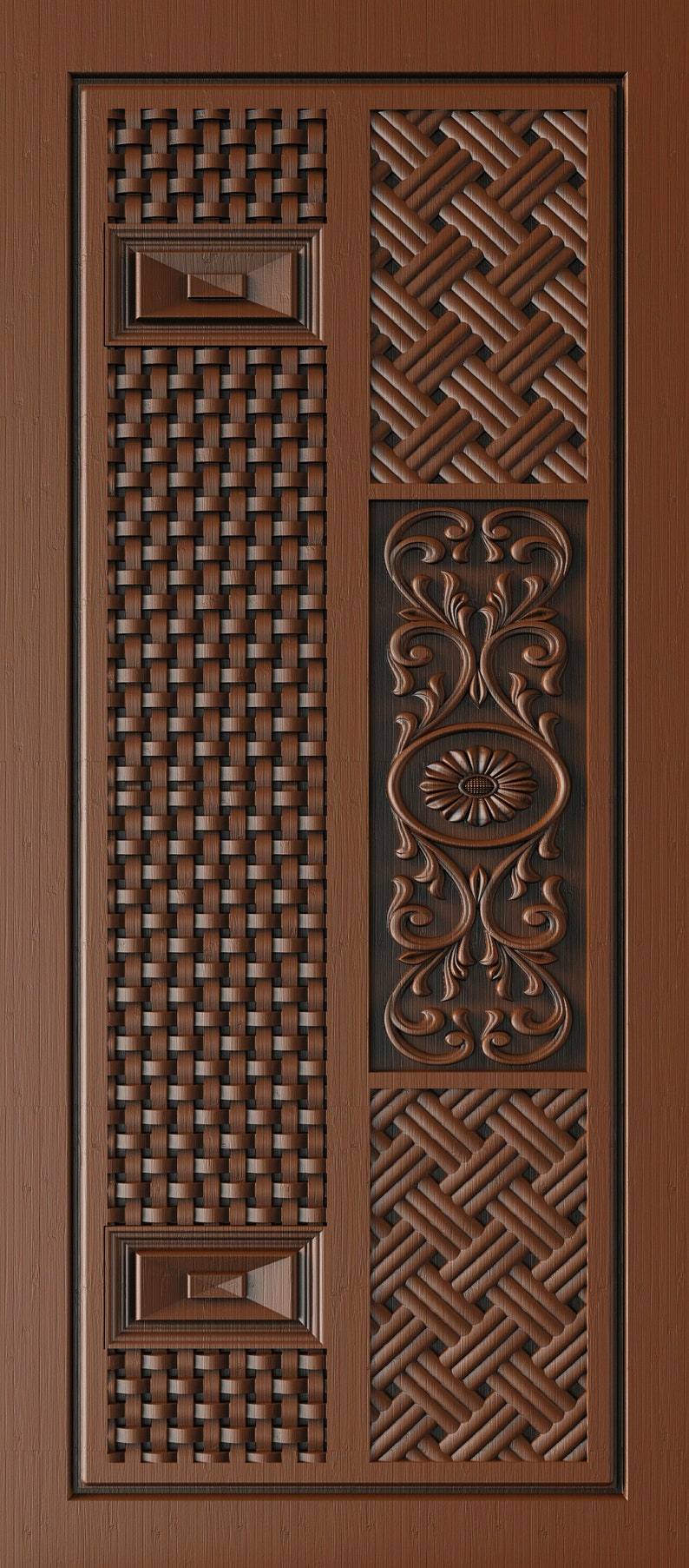 3d Door Design for CNC Router Machine Rlf & Stl Model for CNC - Etsy