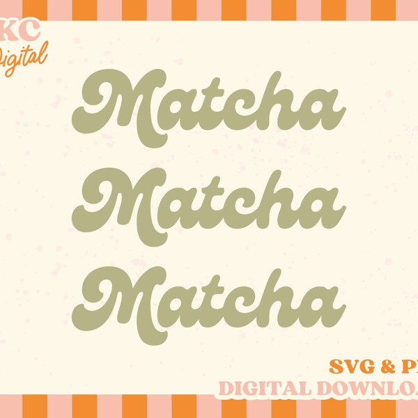 Matcha Svg - Etsy