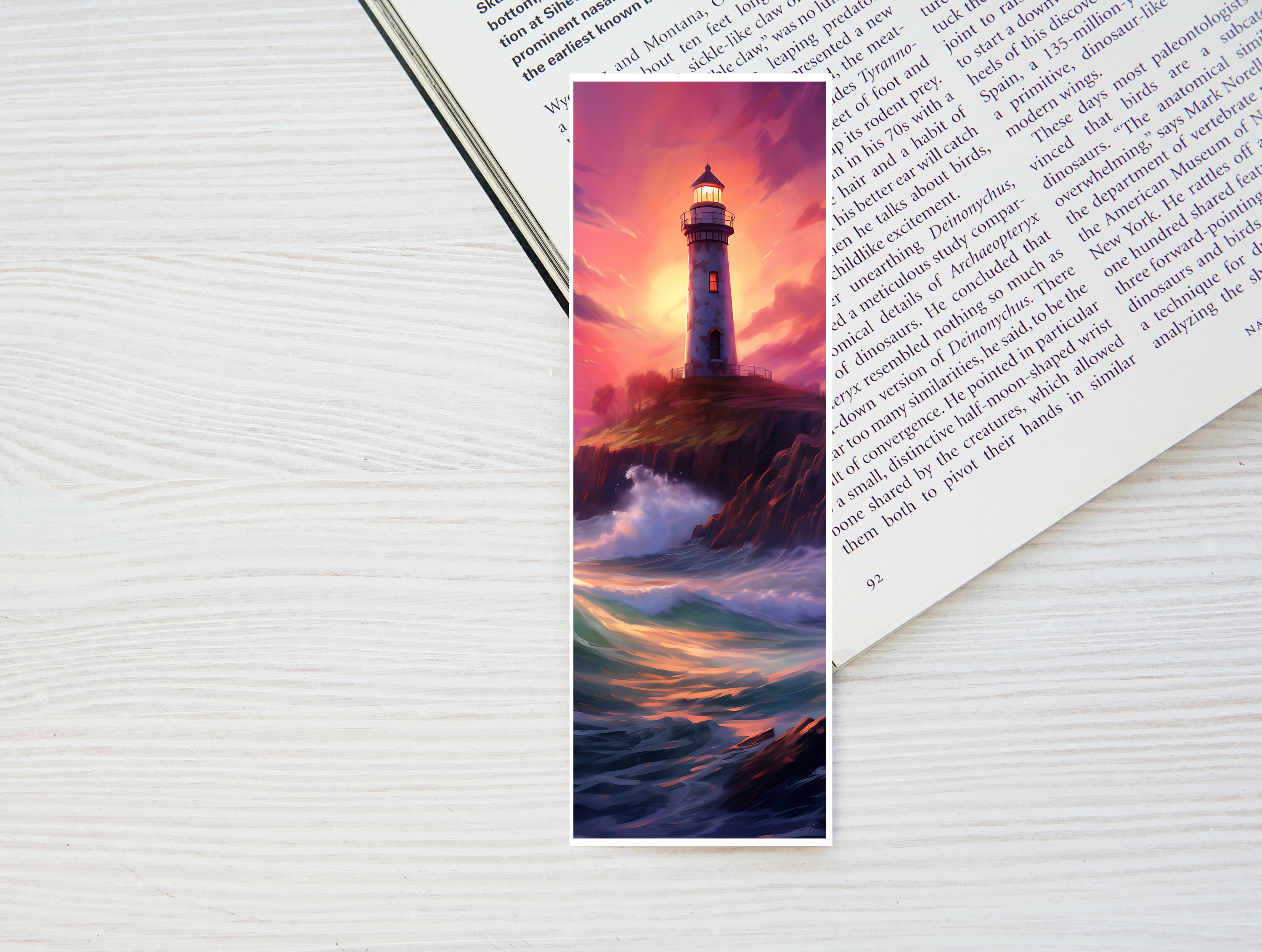 Printable Lighthouse Bookmarks | Set of 4 Bookmark | Watercolor ...