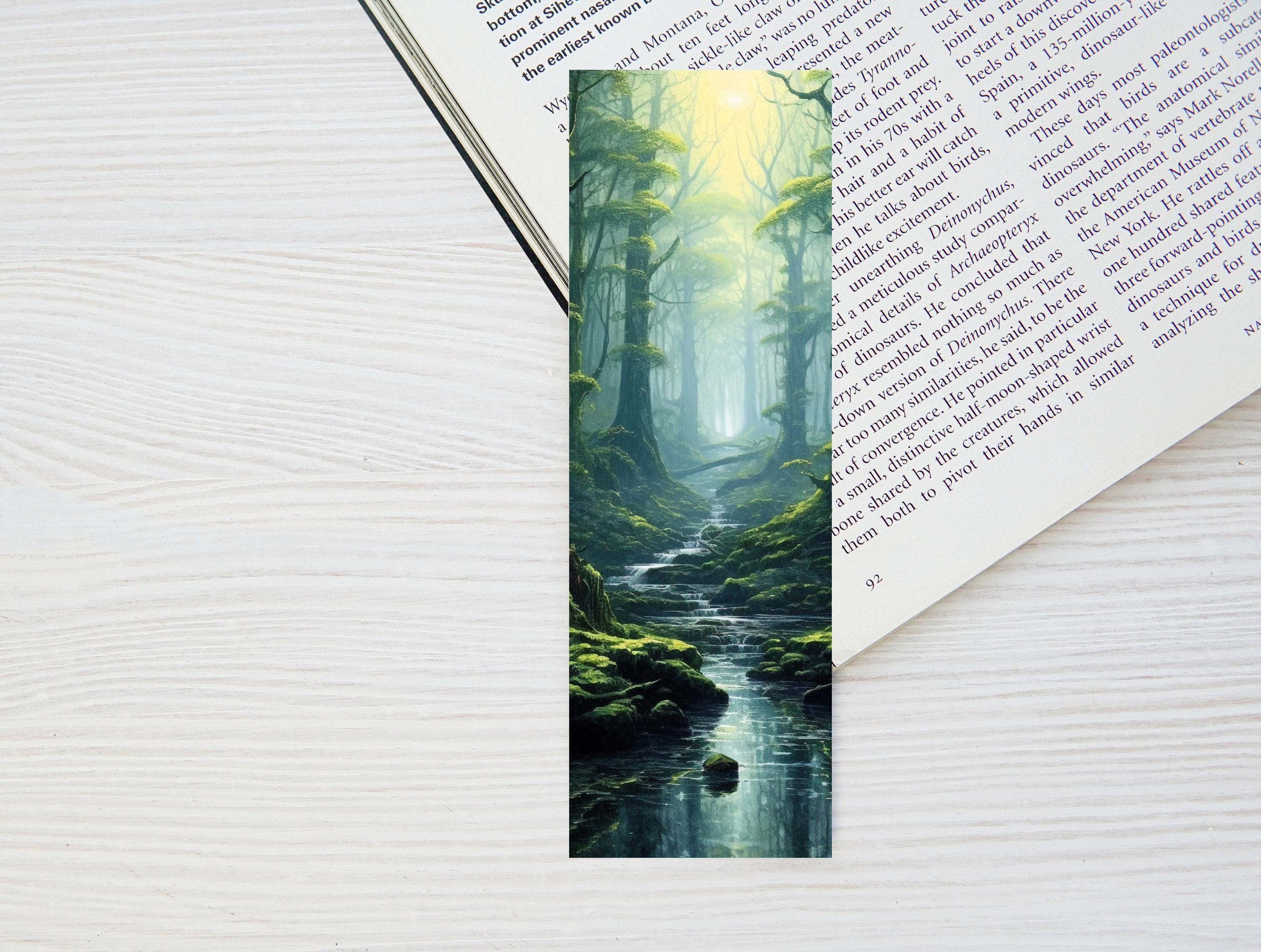 Printable Enchanted Forest Bookmark 4 Bookmark Set Fantasy Forest ...
