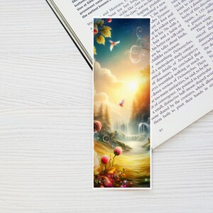 Printable Fantasy Forest Bookmarks | Set of 4 | Digital Bookmark ...