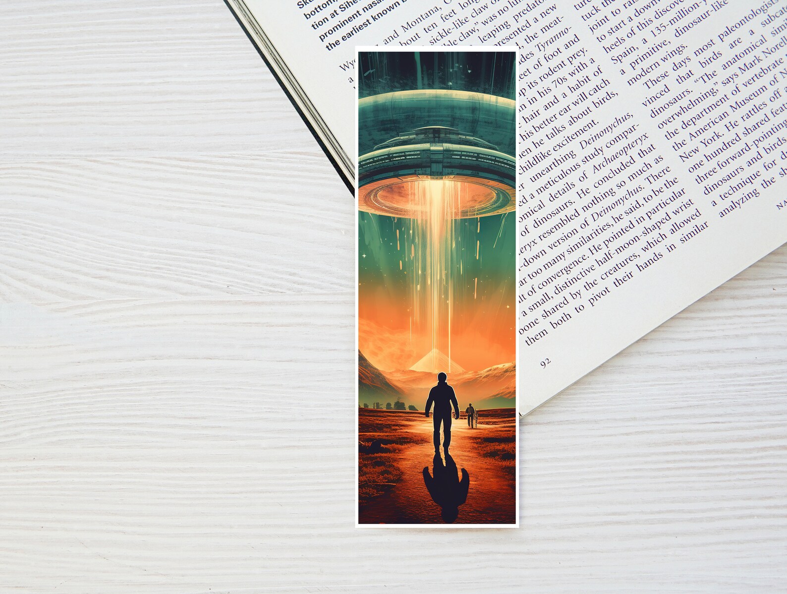 Printable Retro Sci-fi Bookmarks | Set of 4 | Vintage Retro Space | UFO ...