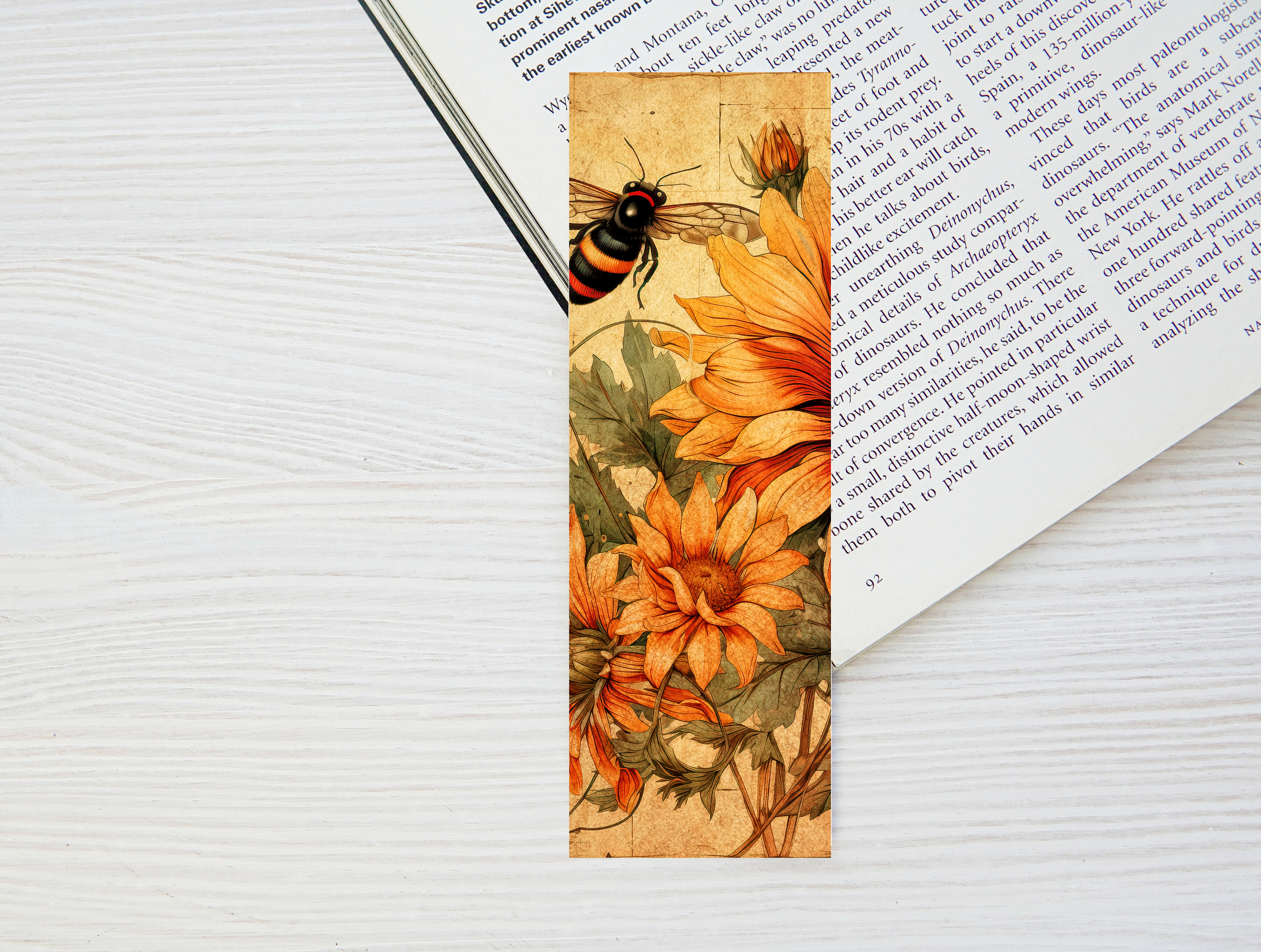 Printable Sunflower Bookmarks | Set of 4 Bundle | Floral Flower ...