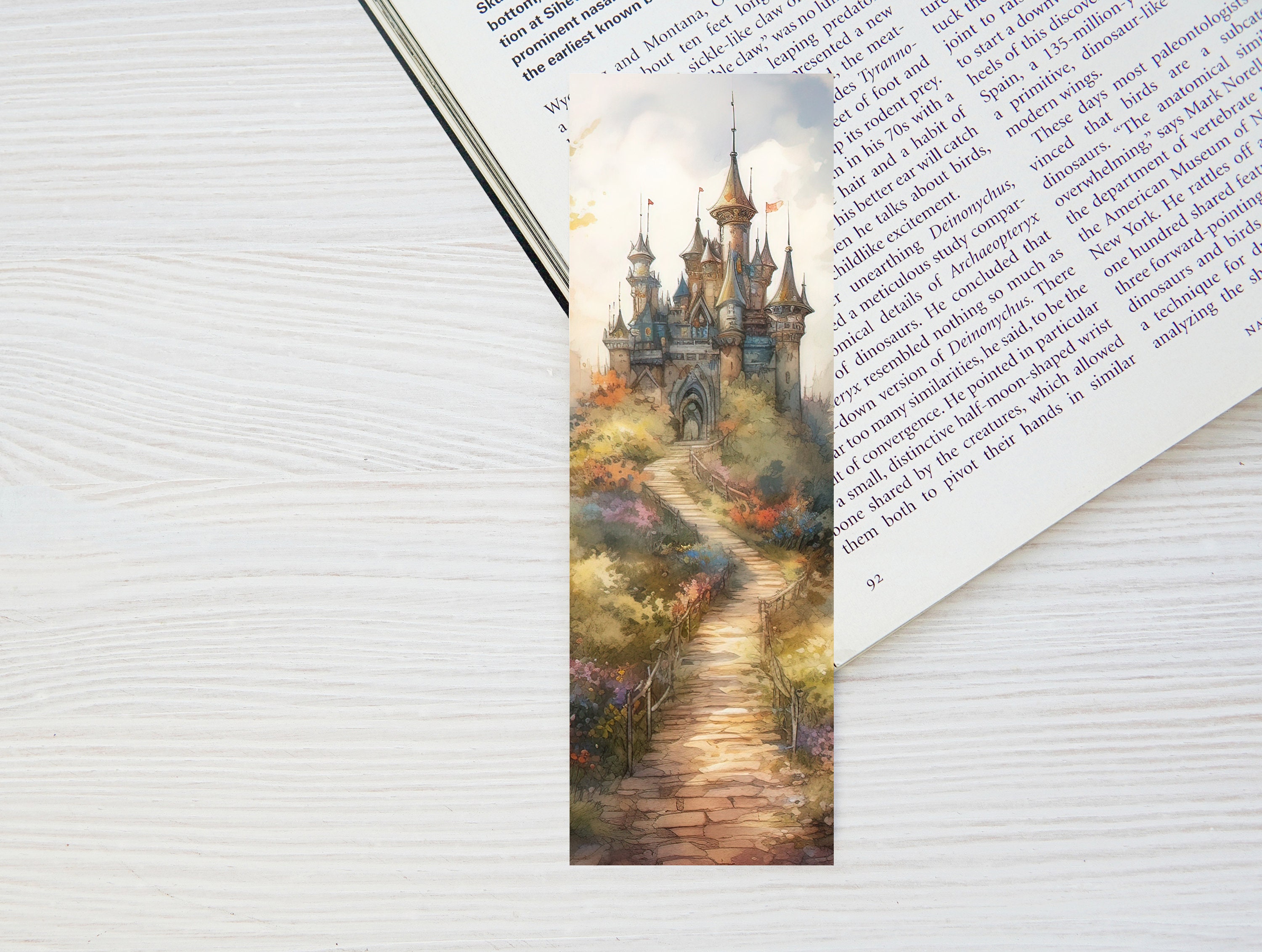 Printable Cute Fantasy Castle Bookmarks | Set of 4 Bundle | Fairytale ...
