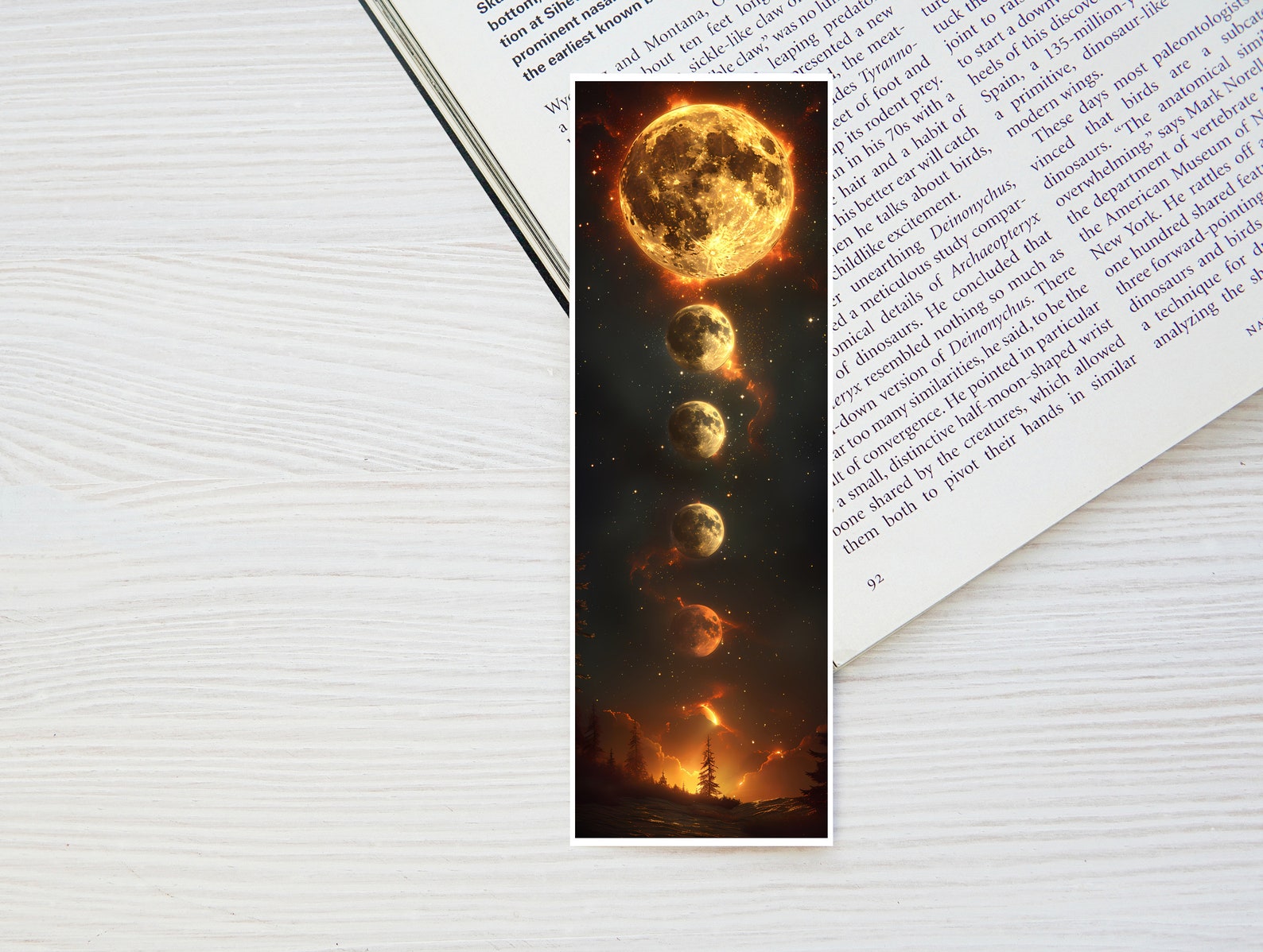 Printable Celestial Bookmarks | 4 Bookmark Set | Moon Bookmark | Solar ...