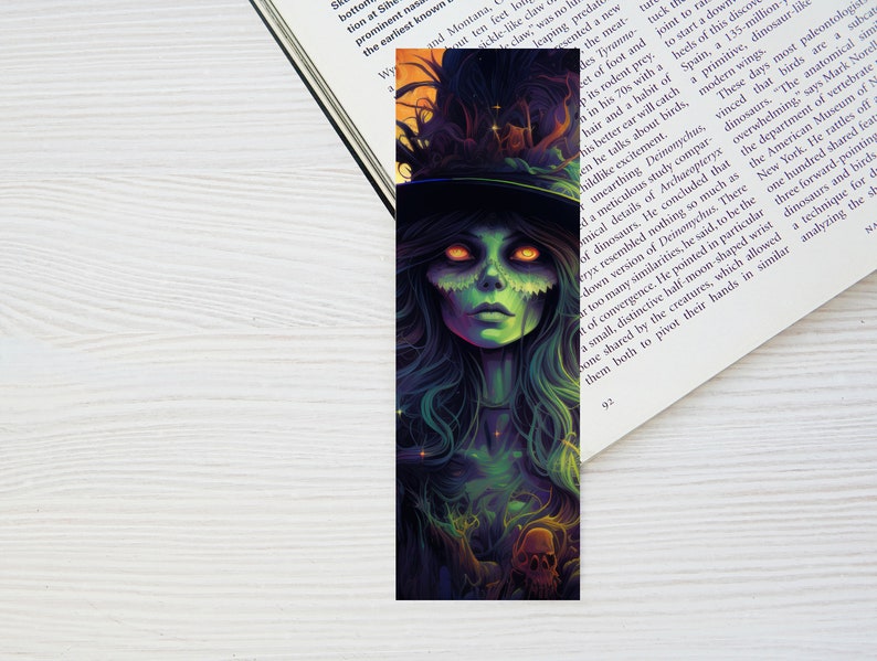Printable Witch Bookmarks Set of 4 Bookmark Fantasy Witchy Bookmark ...